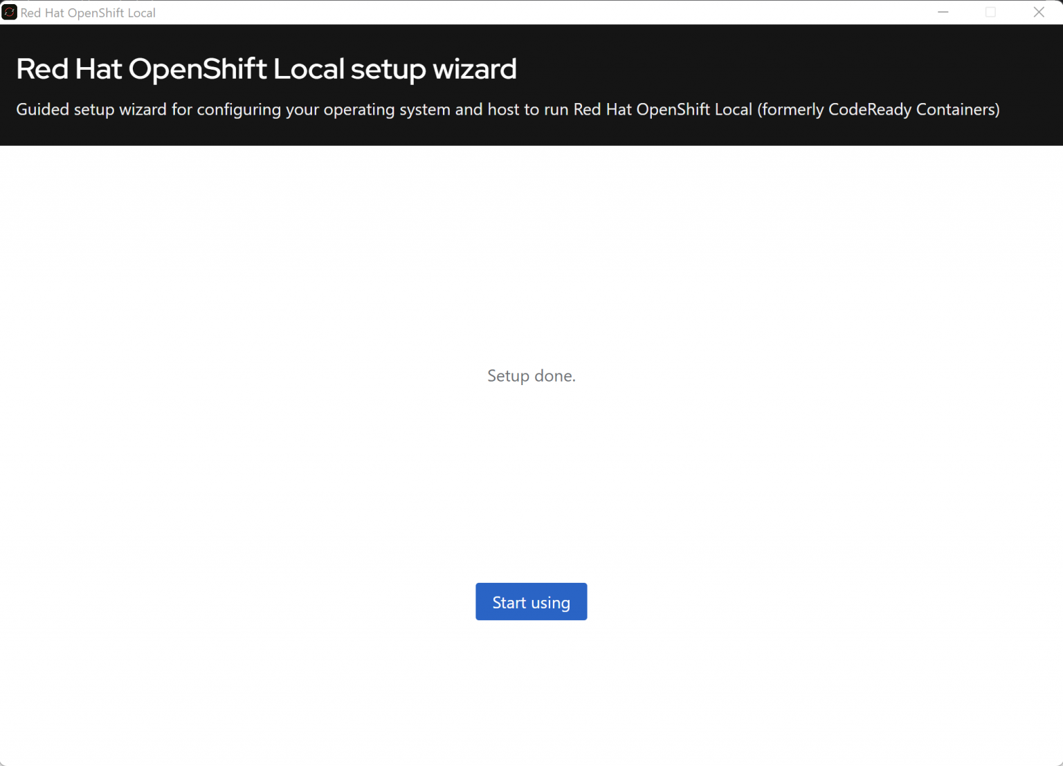 Install Red Hat Openshift Local Codeready Container On Windows Laptop