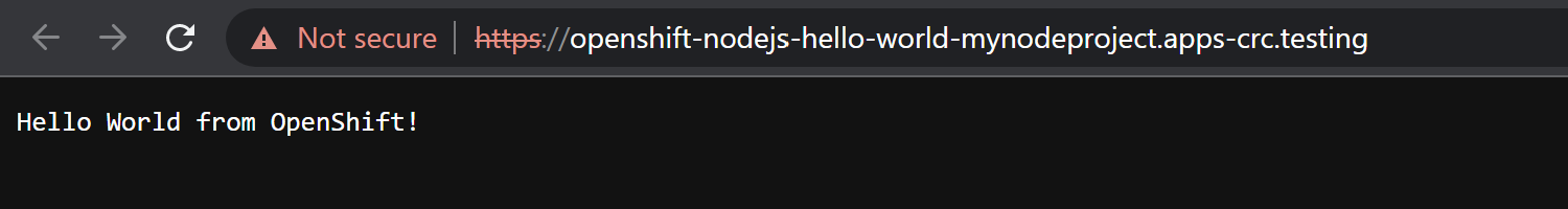 Deploy a Node.js app in Red Hat Openshift using source-to-image (S2I)